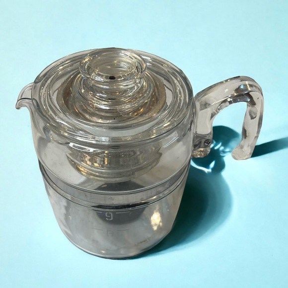 Pyrex | Kitchen | Vintage Pyrex Flameware Glass Coffee Pot Percolator 9 ...